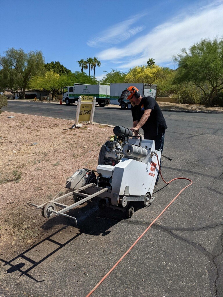 Saw-Cutting | ARIZONA ASPHALT REPAIR